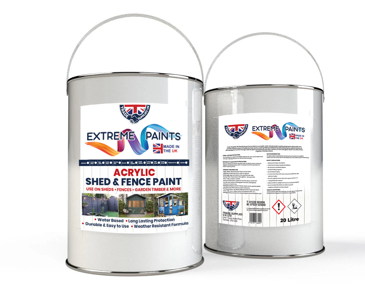 Extreme Durable Paints Acrylic Shed & Fence Paint – Trade Supplies UK
